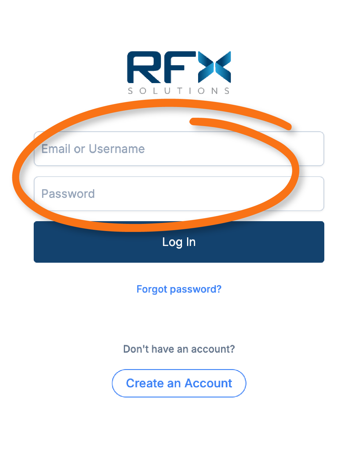 Creating an RFX Account