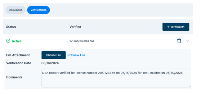 Performing Provider License Verifications