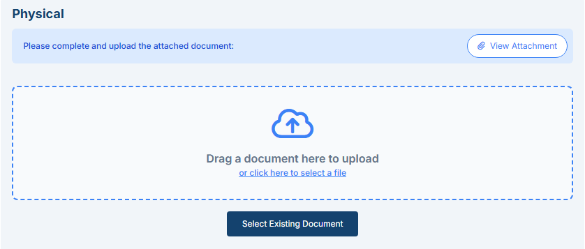 Requesting Documents from a Staff Member